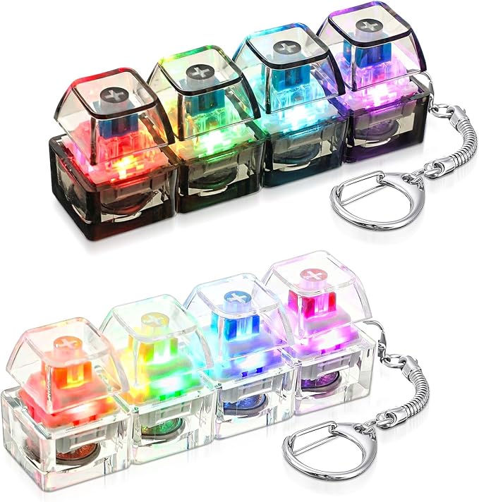 Amazon.com: Halloscume 2 Pcs 4-in-1 Keyboard Adult Fidget Clicker Toy ...