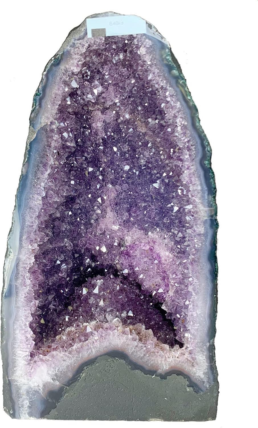 Amazon.com: Amethyst Cathedral Geode from Brazil - Natural Crystal Gemstone Specimen (8.4 ...