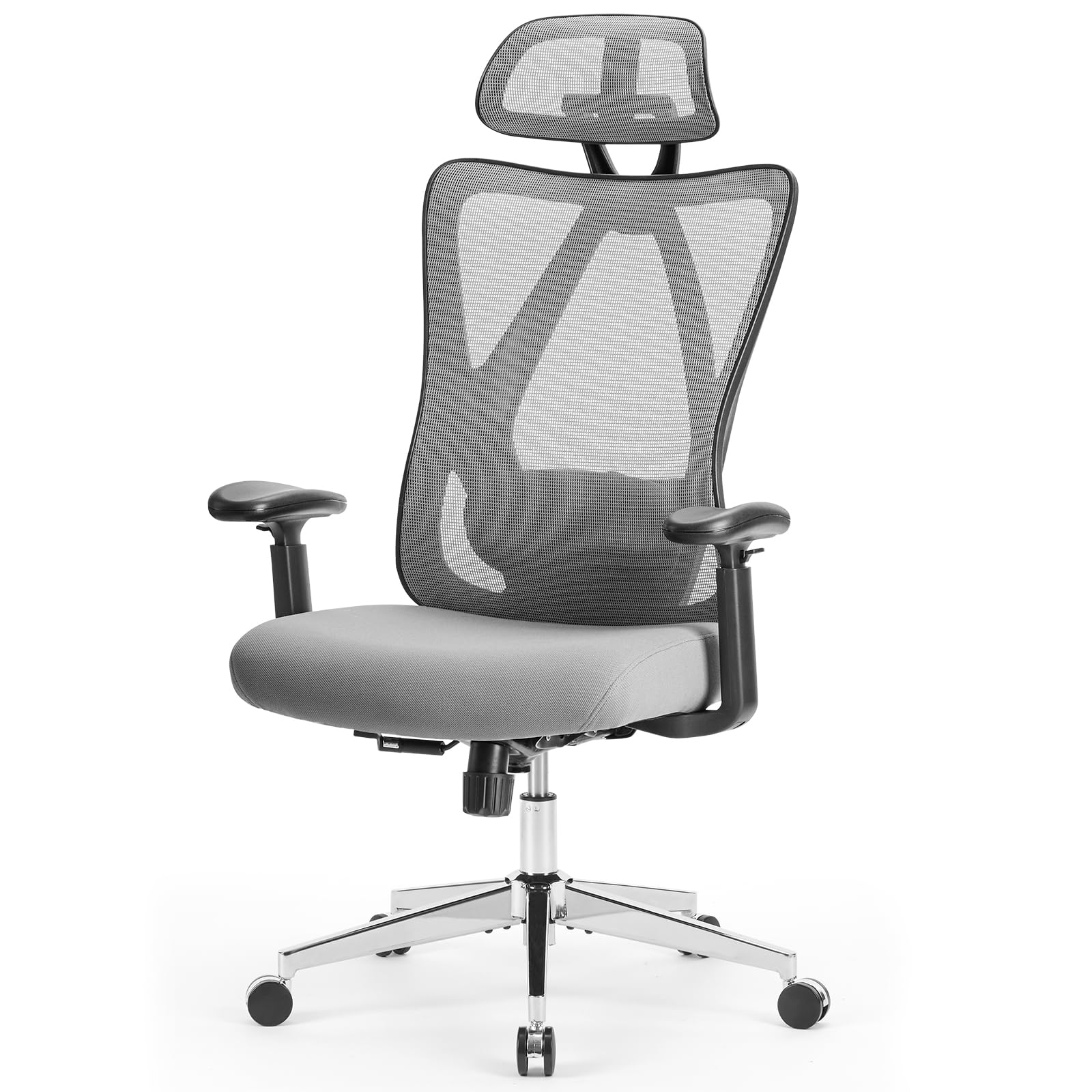 Amazon.com: Sweetcrispy Ergonomic Office Desk Chair, High Back Comfy ...