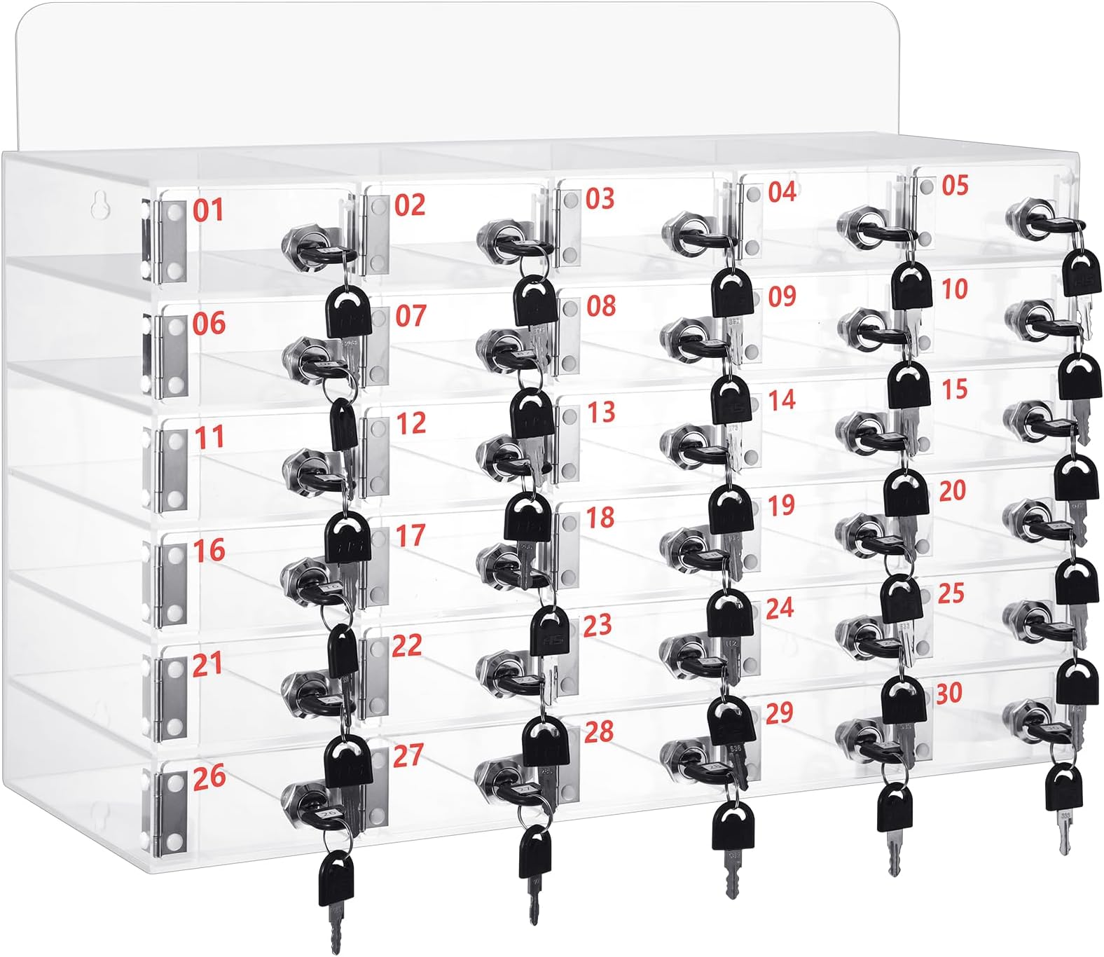 Amazon.com: Threan Cell Phone Locker Box for Classroom with Door Locks ...