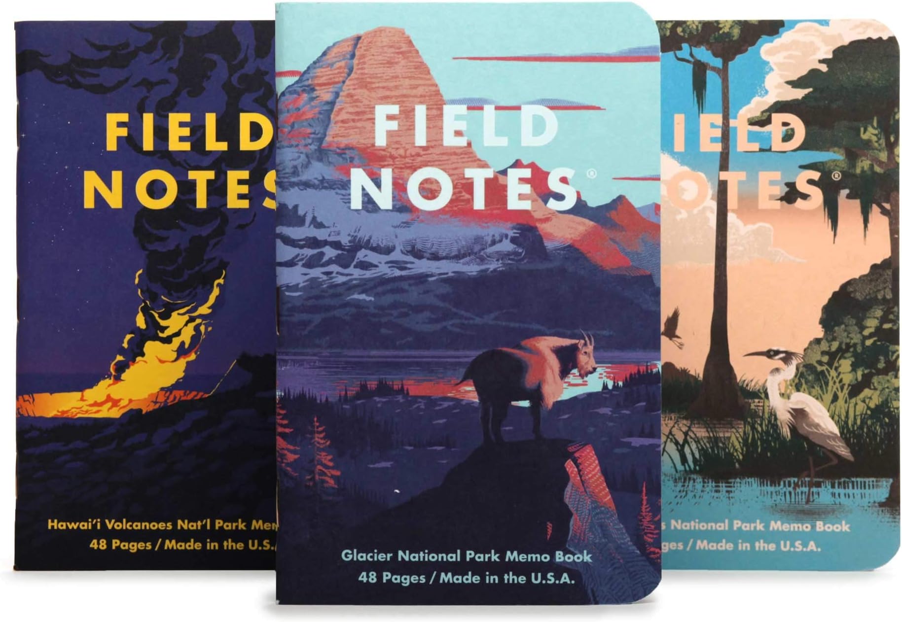 Amazon.com : Field Notes 3-Pack Pitch Black Memo Books (3.5" X 5.5 ...