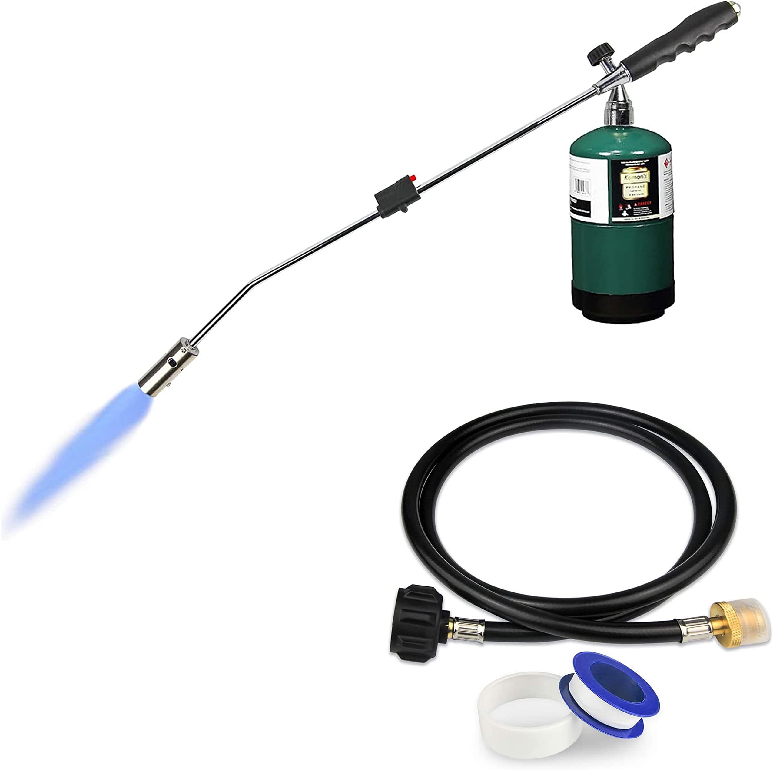 Amazon.com: KOMAN Weed Torch Propane Burner,Weed Burner Torch with 5FT ...