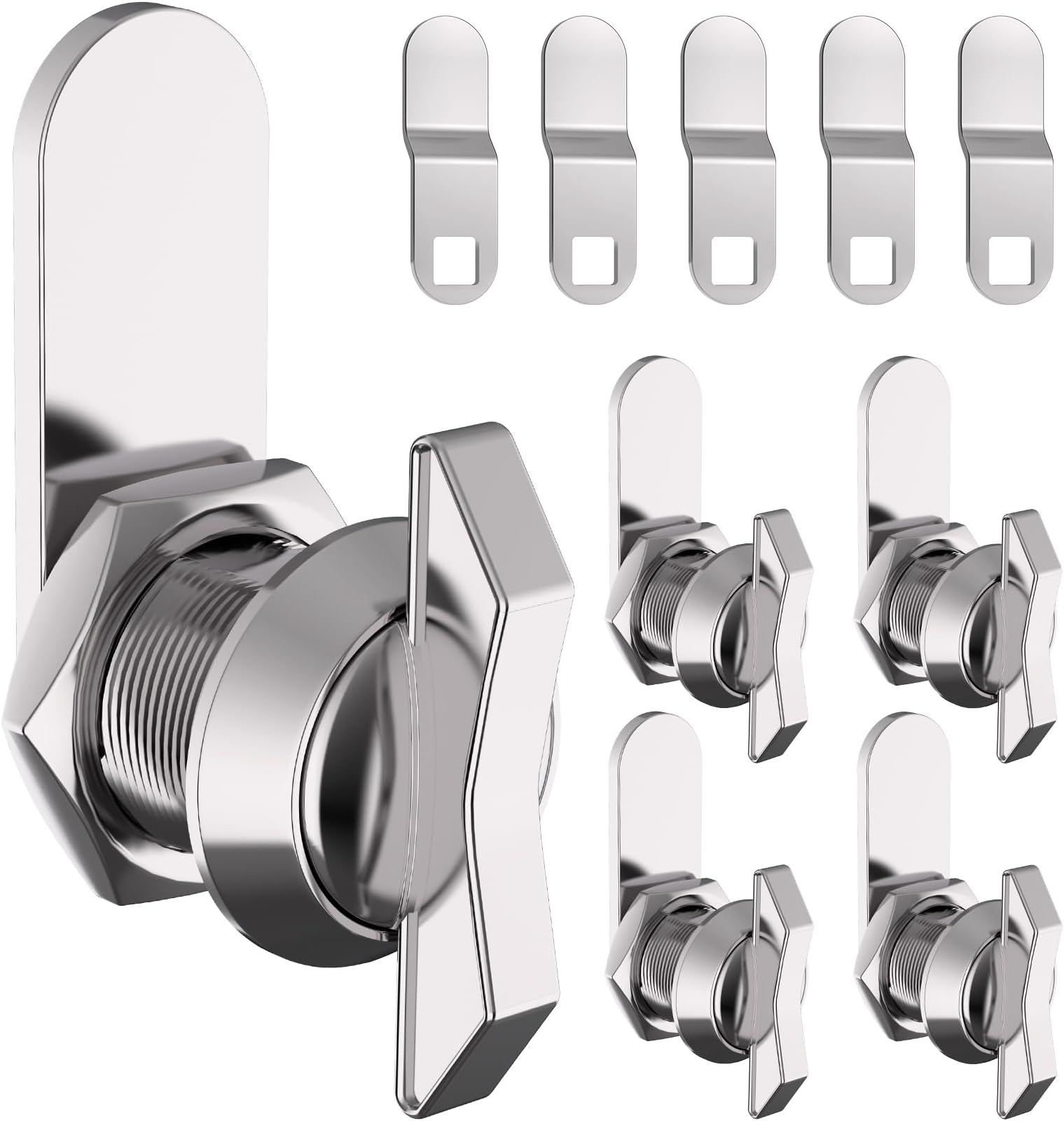 uxcell Electric Cabinet Door Cam Lock, Fit for 0.16-inch 4mm Thick ...