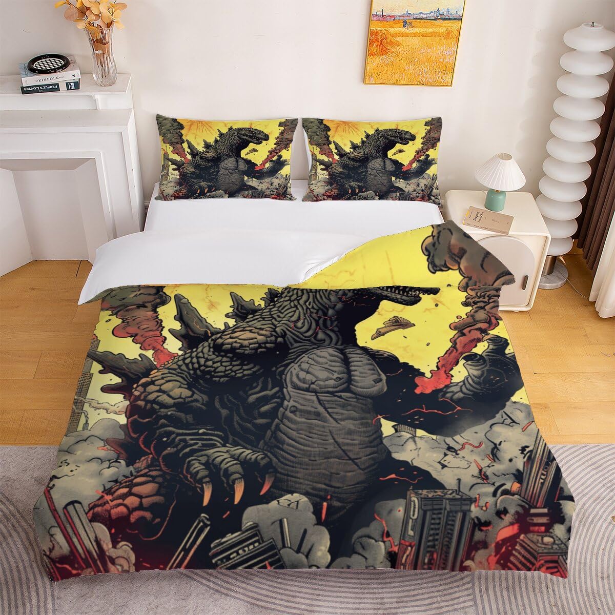 Amazon.com: Godzilla Down comforter set, extra large size, Godzilla ...