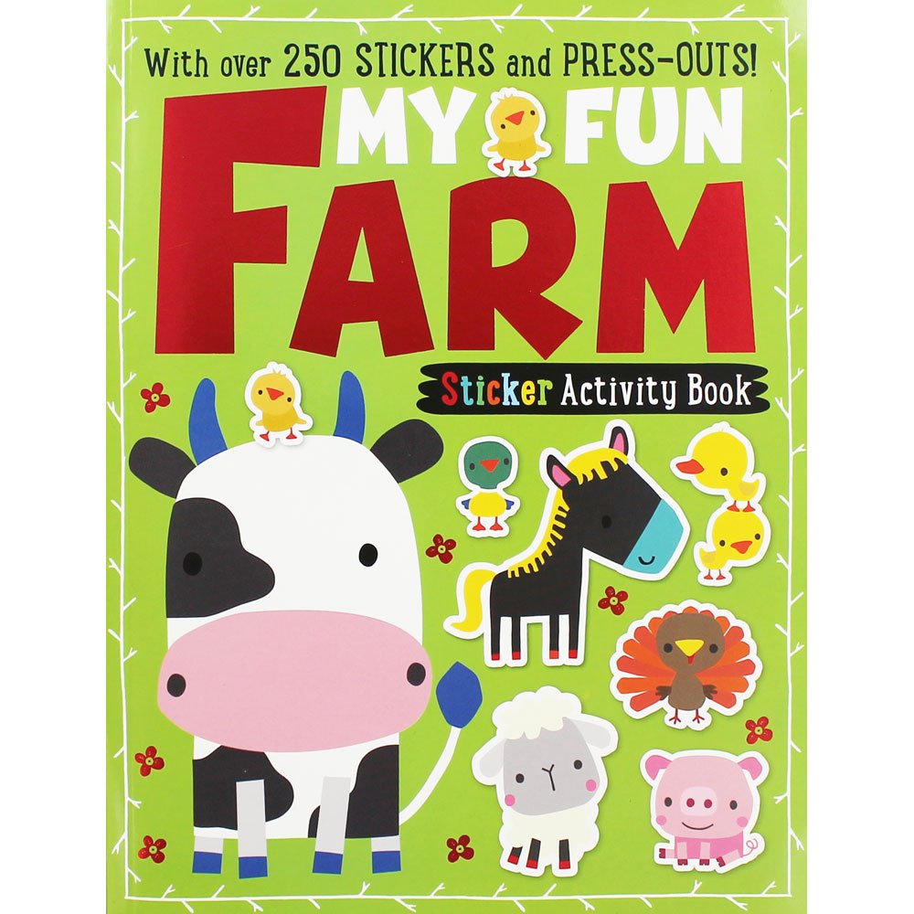 My Fun Farm Sticker Activity Book: Various: 9781785989377: Amazon.com ...