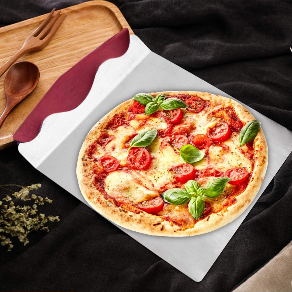 Snapklik.com : Cake Safe Lifter - 10" X 8" Stainless Steel Pizza ...