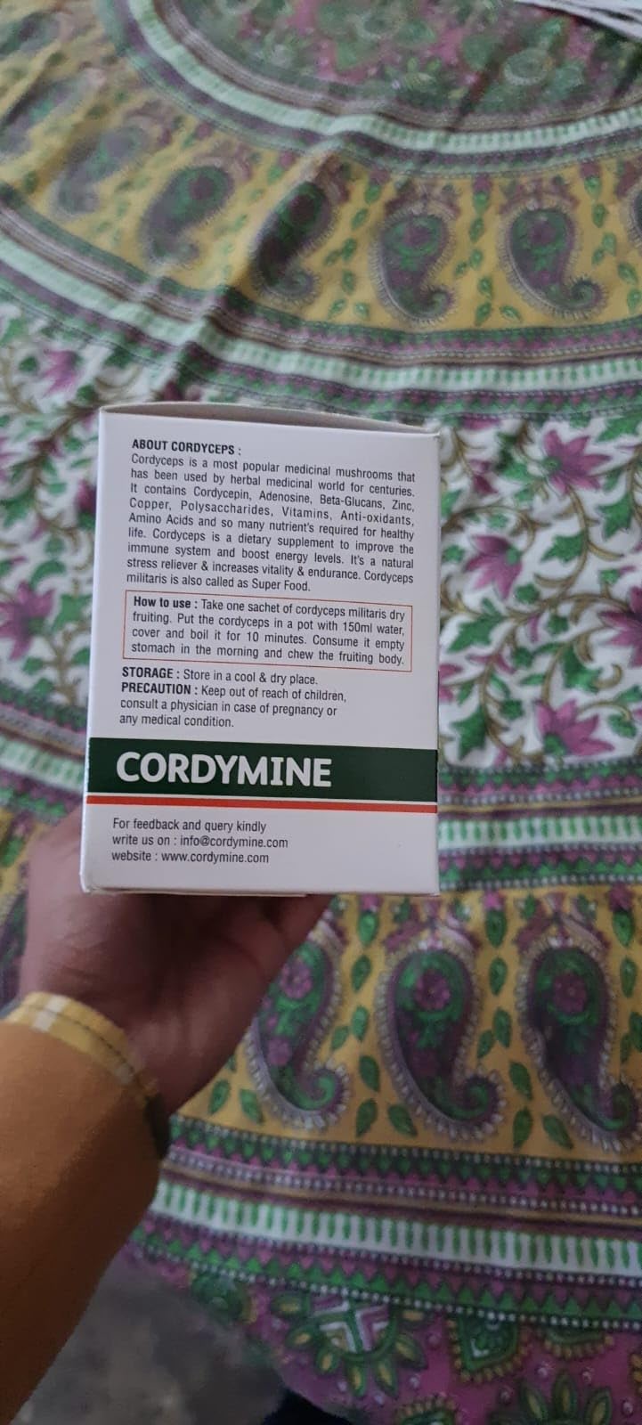 Buy "Cordymine Cordyceps Militaris (Keedajadi, Strip Form) - 30 Sachets ...