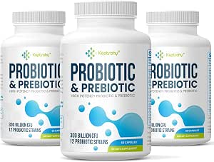 Amazon.com: Probiotics for Women and Men 300 Billion CFU from 12 ...