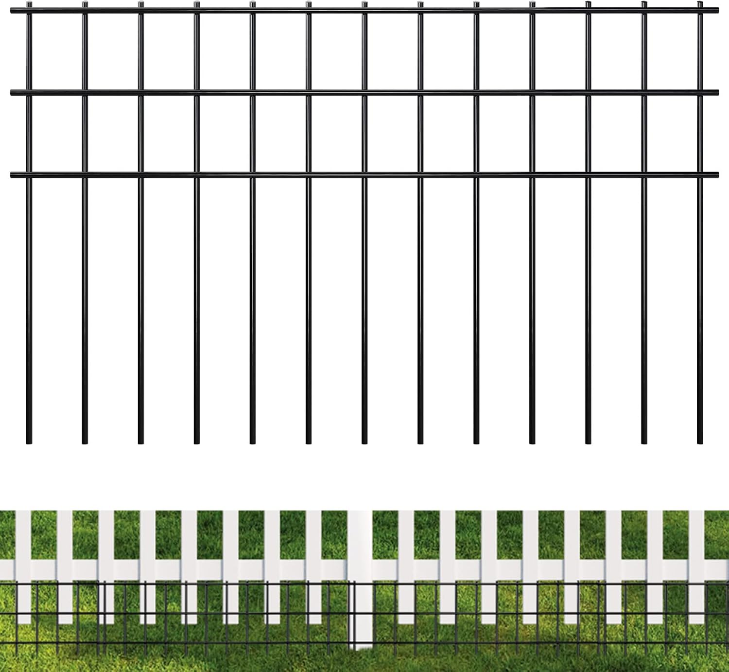 Amazon.com : AMZFINE 10Pack No Dig Animal Barrier Fence, Dog Digging ...