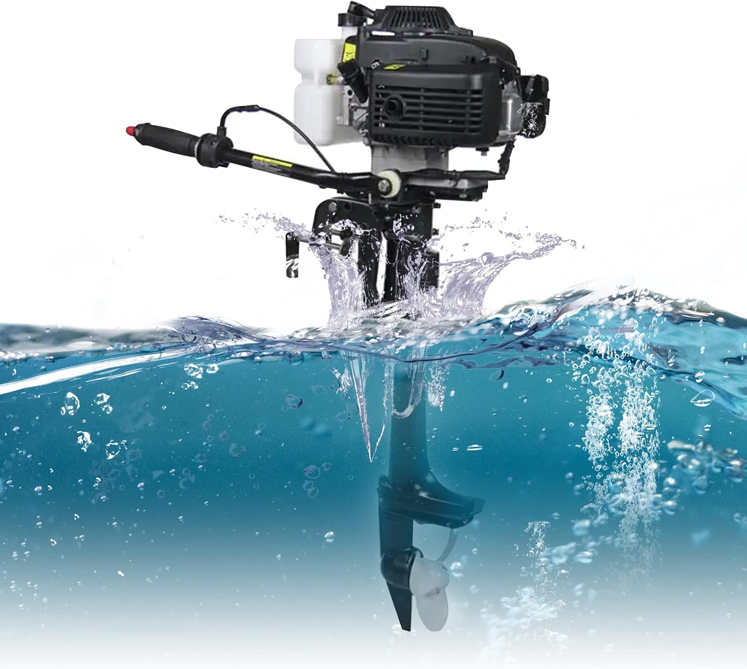 Amazon.com: Outboard Motor 4 HP Fishing Boat Engine 4-Stroke CDI ...