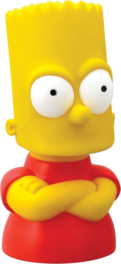 Amazon.com: Simpsons The Bart Bust Bank Action Figure,Multi-colored,4 ...