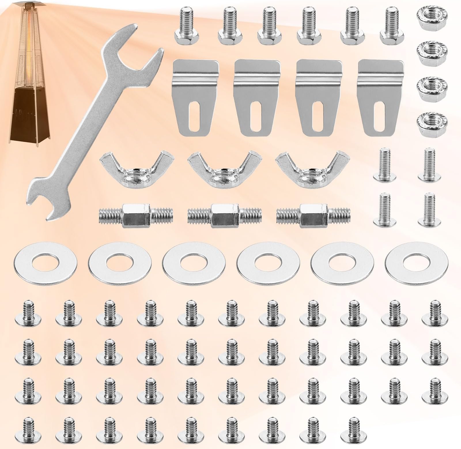 Amazon.com: Heater Hardware for Pyramid Propane Patio Heater Reflector ...