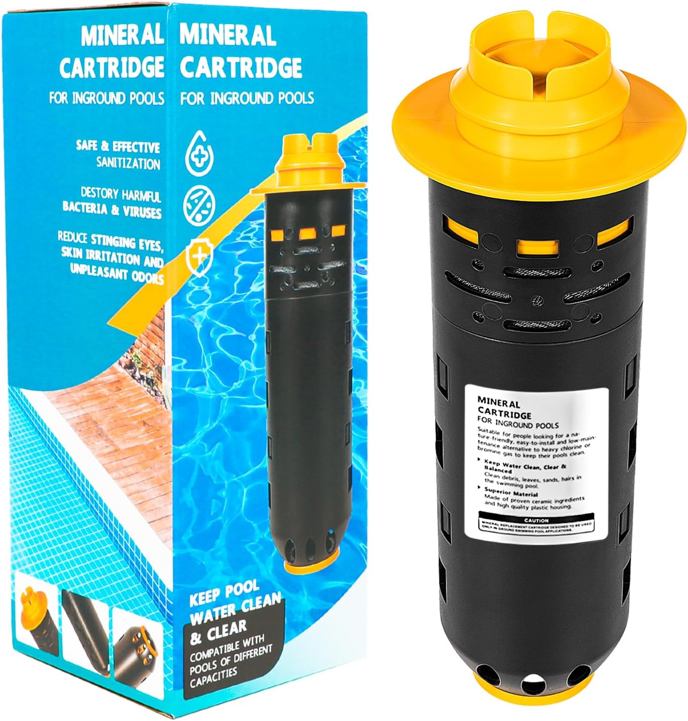 Amazon.com : W28000 W28001 Replacement for Nature2 Duoclear 25 35 Pool ...