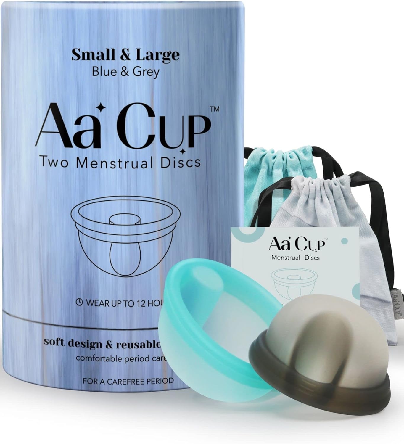 Amazon.com: AaCup Menstrual Disc, 2 Count Reusable Period Discs ...