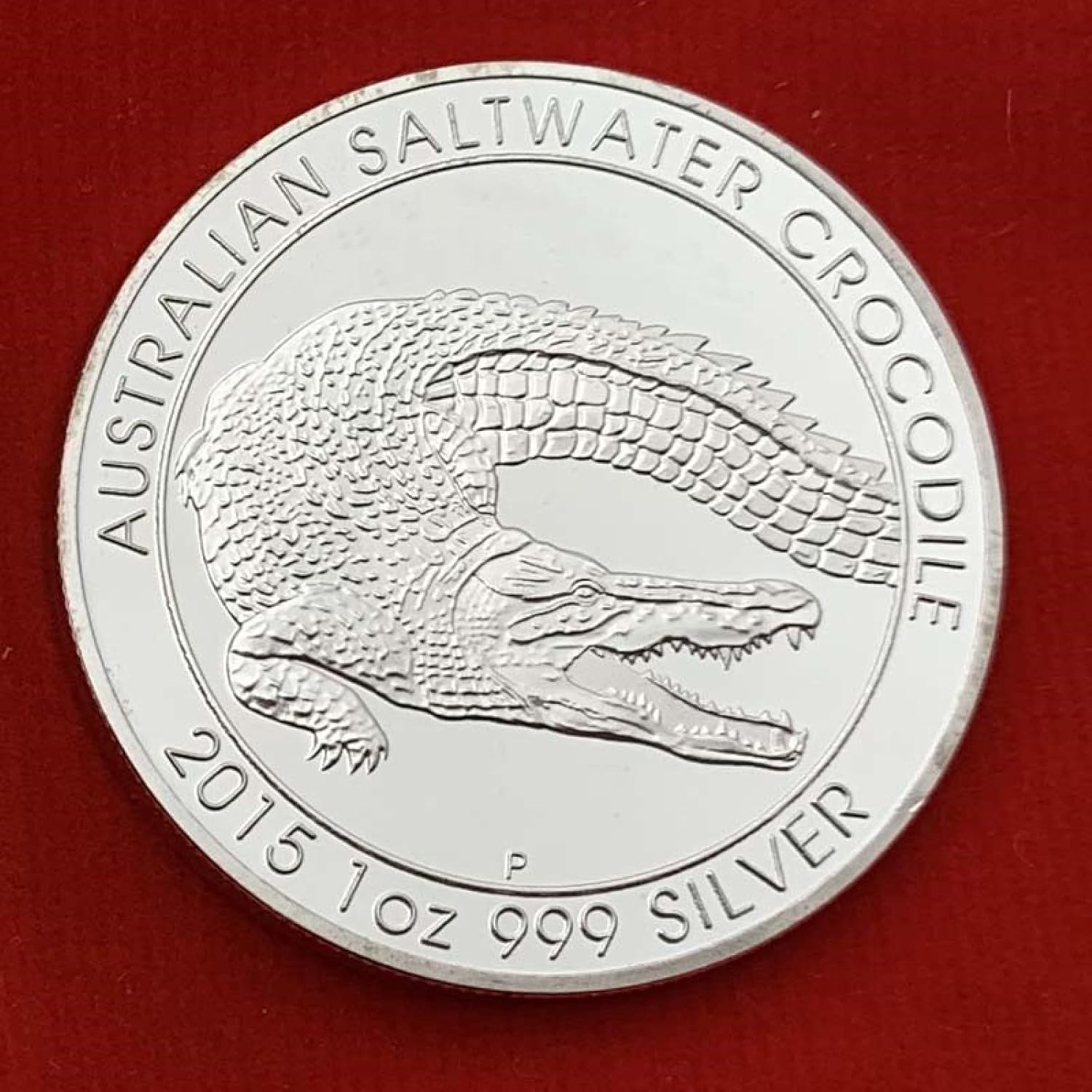 Amazon.com: 2015 Australian Animal Coin Alligator Silver Plated ...