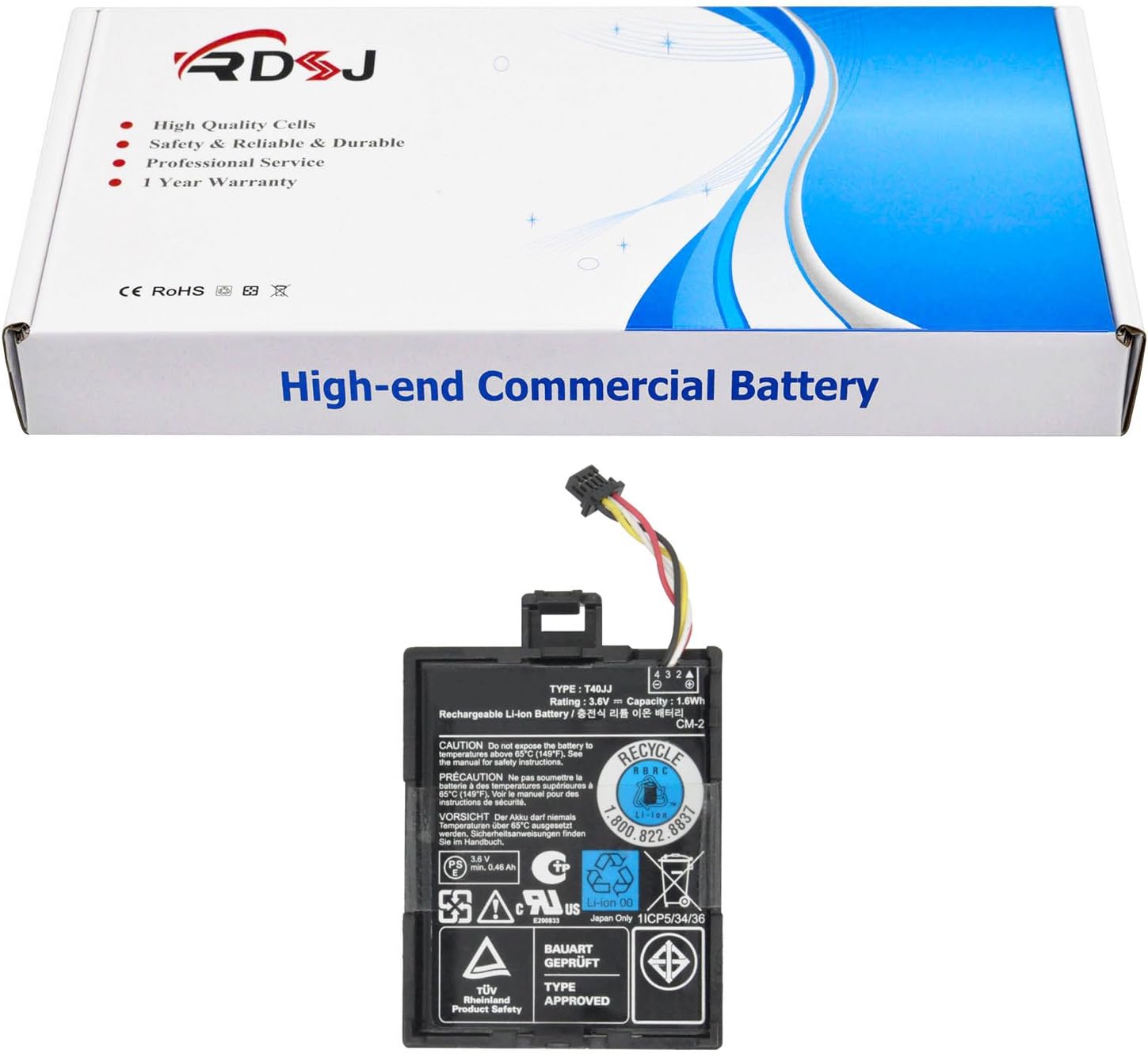 Amazon.com: BCXY Replacement Battery for DELL PERC H710 H710P H810 ...