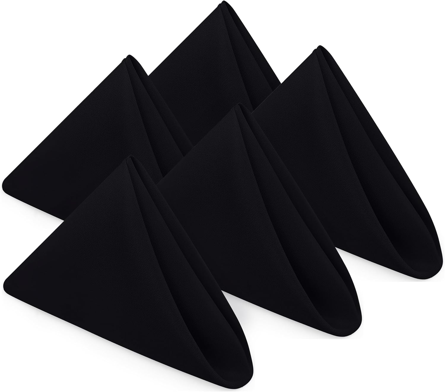 Amazon.com: CKE Black Cloth Napkins 24 Pack 20x20 Inches Dinner Napkins ...