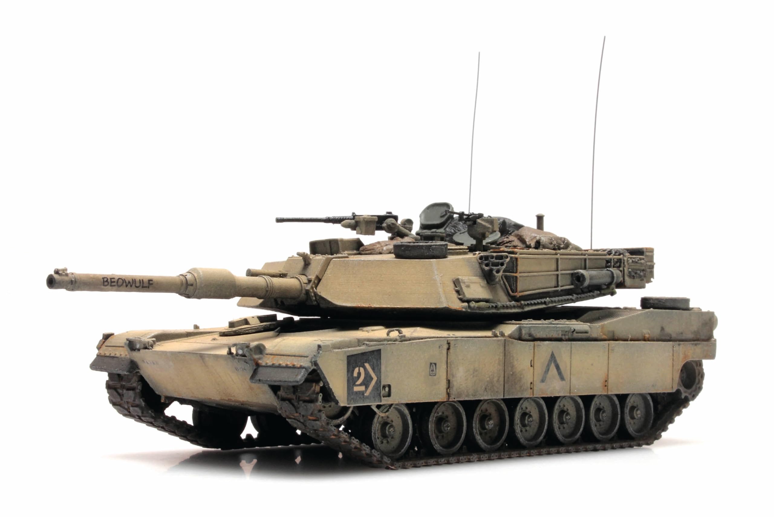 Amazon.com: Artitec US M1A1 Abrams Desert Storm Beowulf 1/87 (HO Scale ...