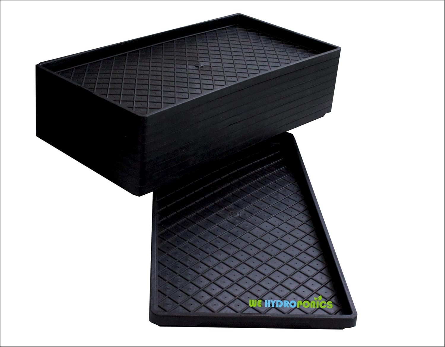 WE Hydroponics Pp Wheat Grass Trays - Set of 20 Growing Microgreen Tray ...
