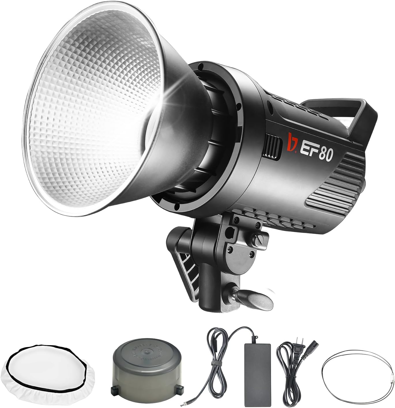 Amazon.com : JINBEI EF-80 80W COB Led Video Light with APP Control, 5500K Daylight Bowens Mount ...