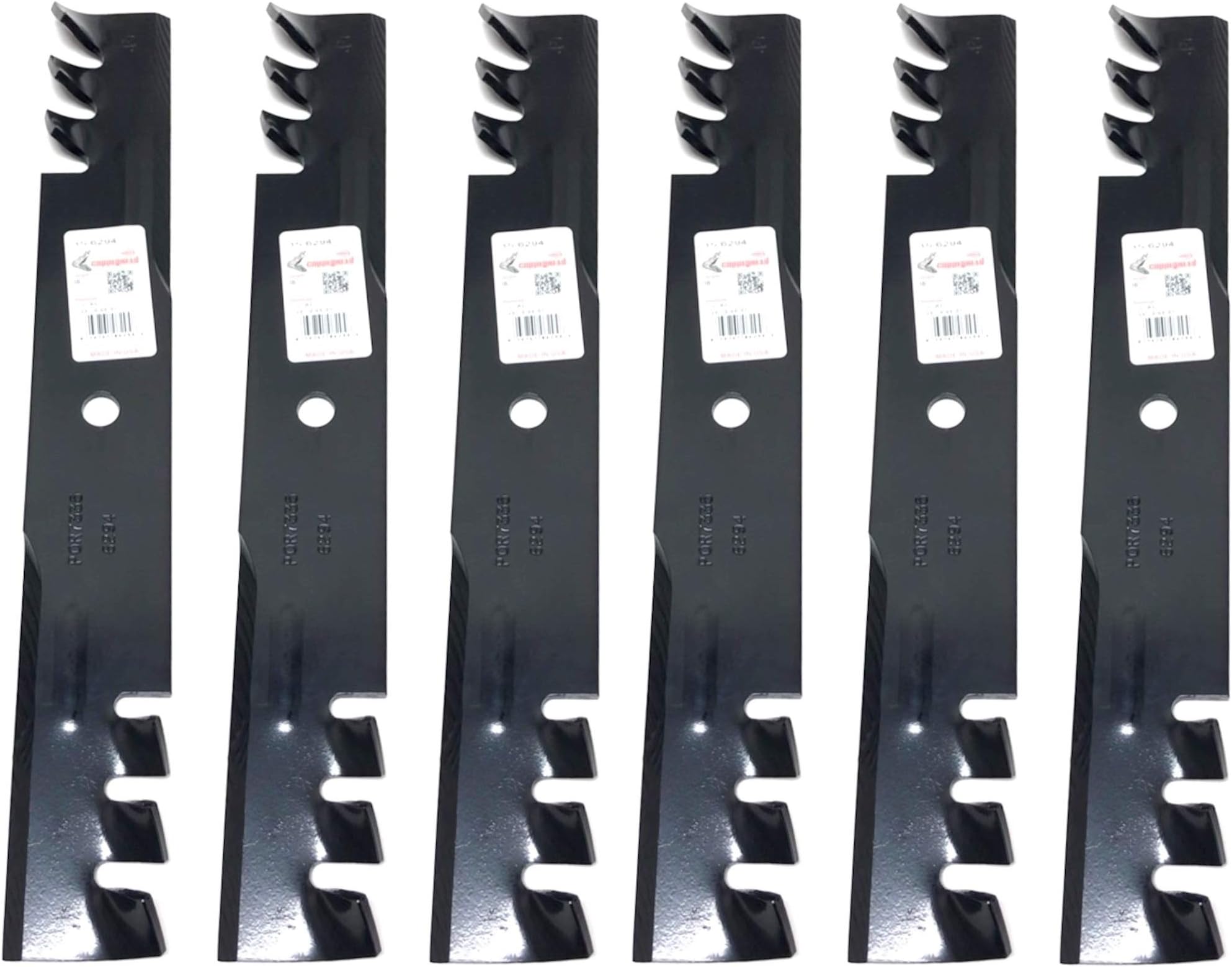 Amazon.com : Copperhead Set of 6 Mulching Blades 18" X 5/8 ...