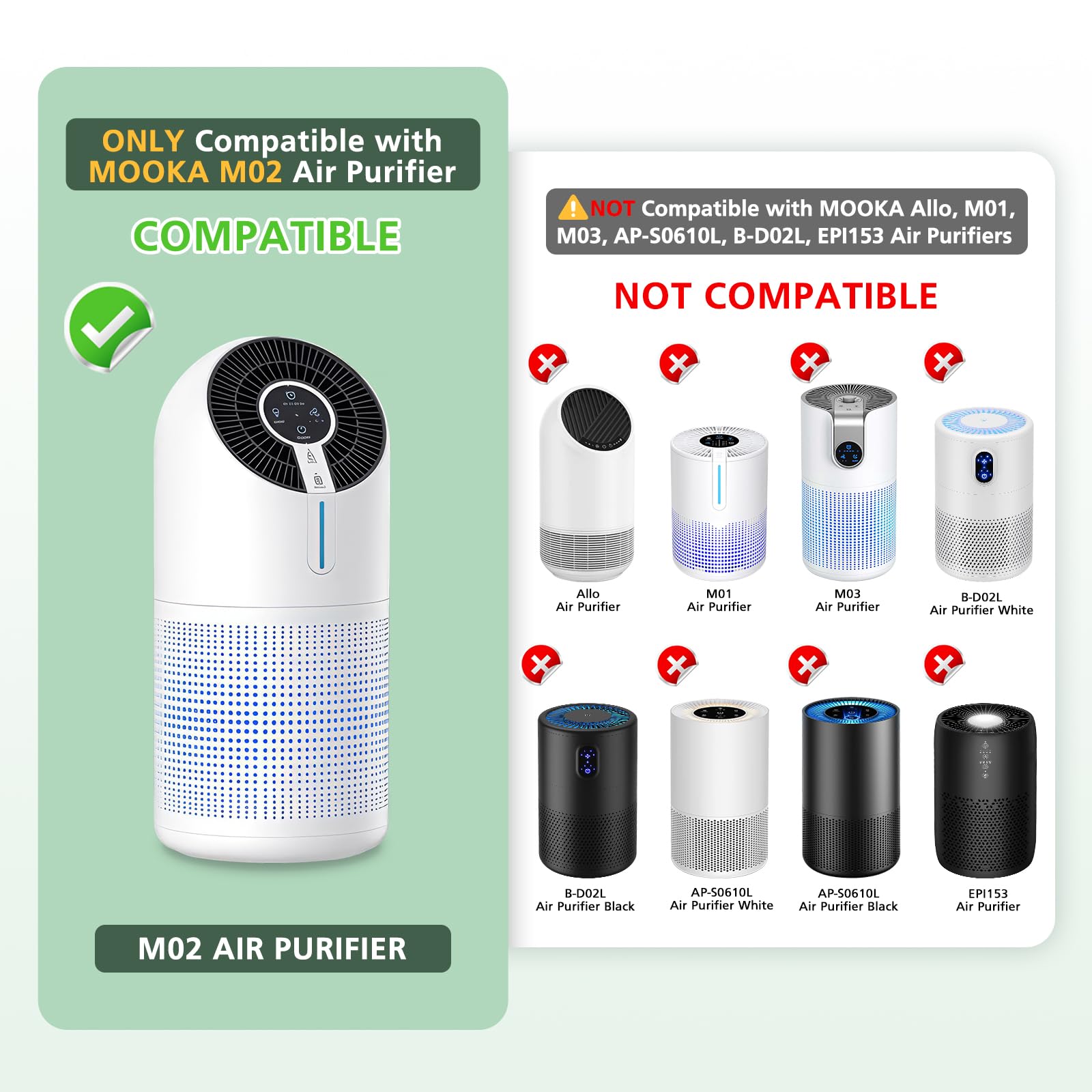 Snapklik.com : M02 Replacement Filter Only Compatible