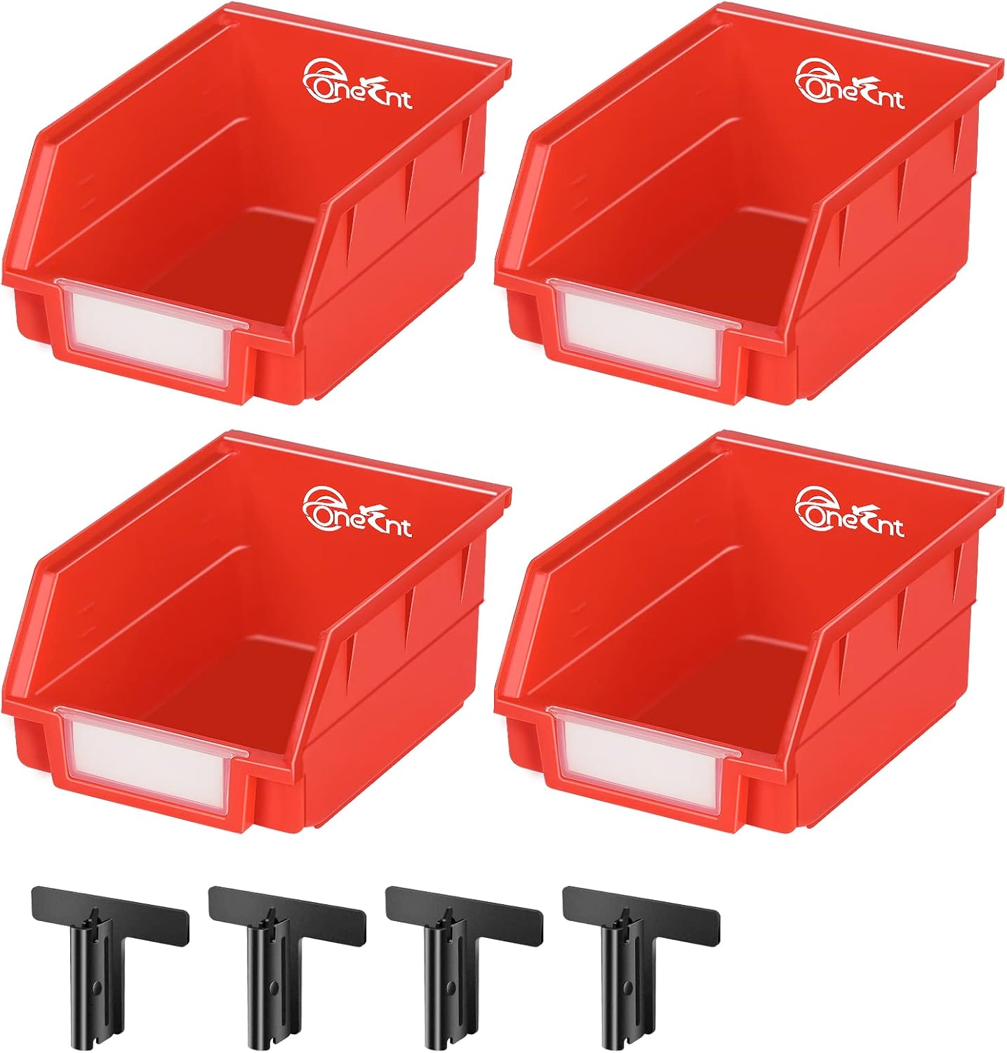 Amazon.com: 4-bin E-Track Wall Mounted Storage Bins| E Track Basket ...