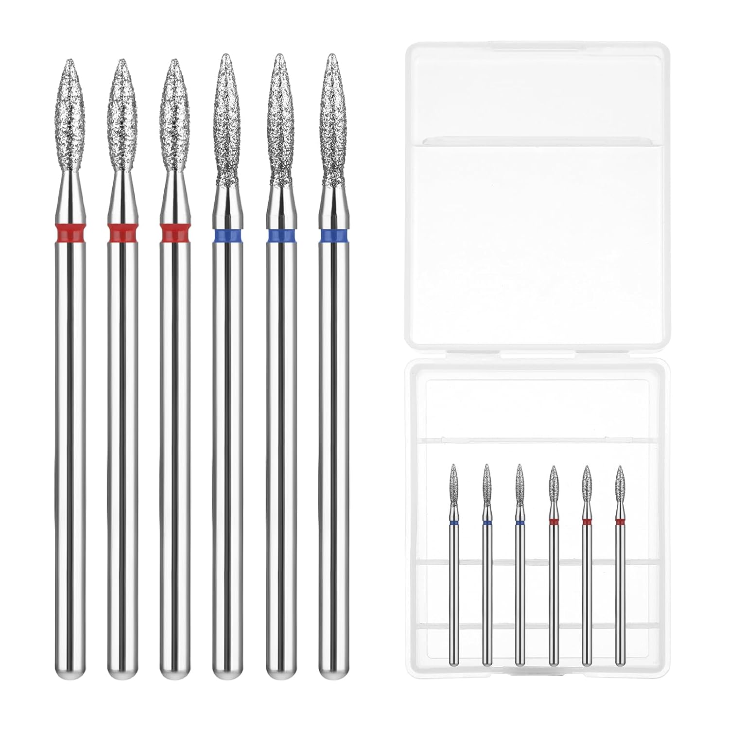 Amazon.com: WY LIGHTING LEVEL 6 Pcs Nail Drill Bits Set, Professional ...