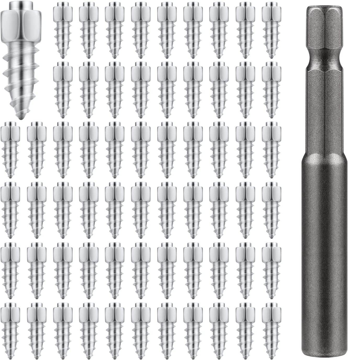 Amazon.com: 100pcs Screw in Tire Studs, 9mm Wheel Tyre Studs for Ice ...