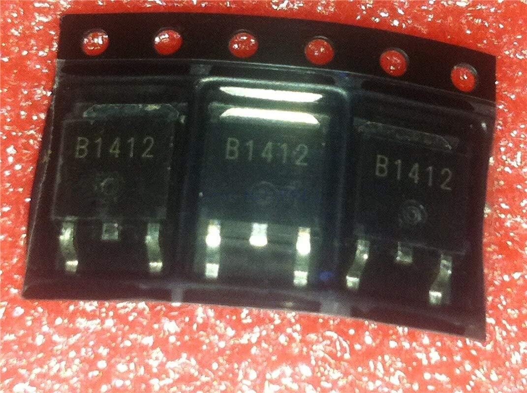 10 unids/lote 2SB1412 5A30V palabra B1412 TO-252 PNP transistor ...