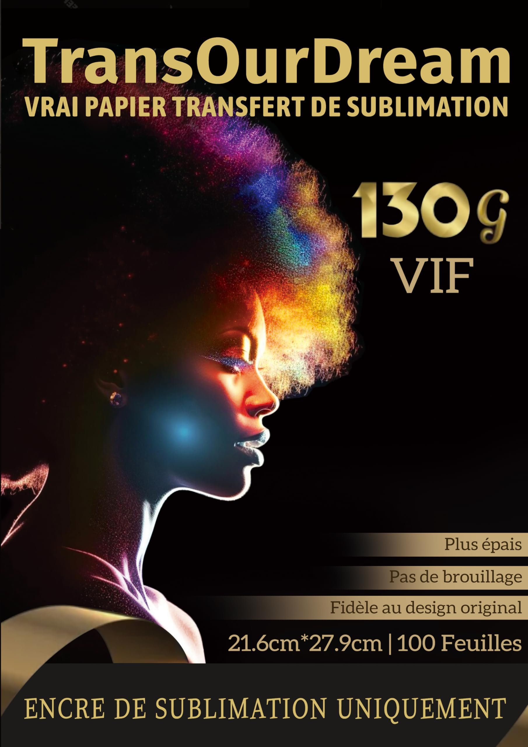 Ink Experts Versa Papier de sublimation tout usage A4 115 g/m² (100 ...