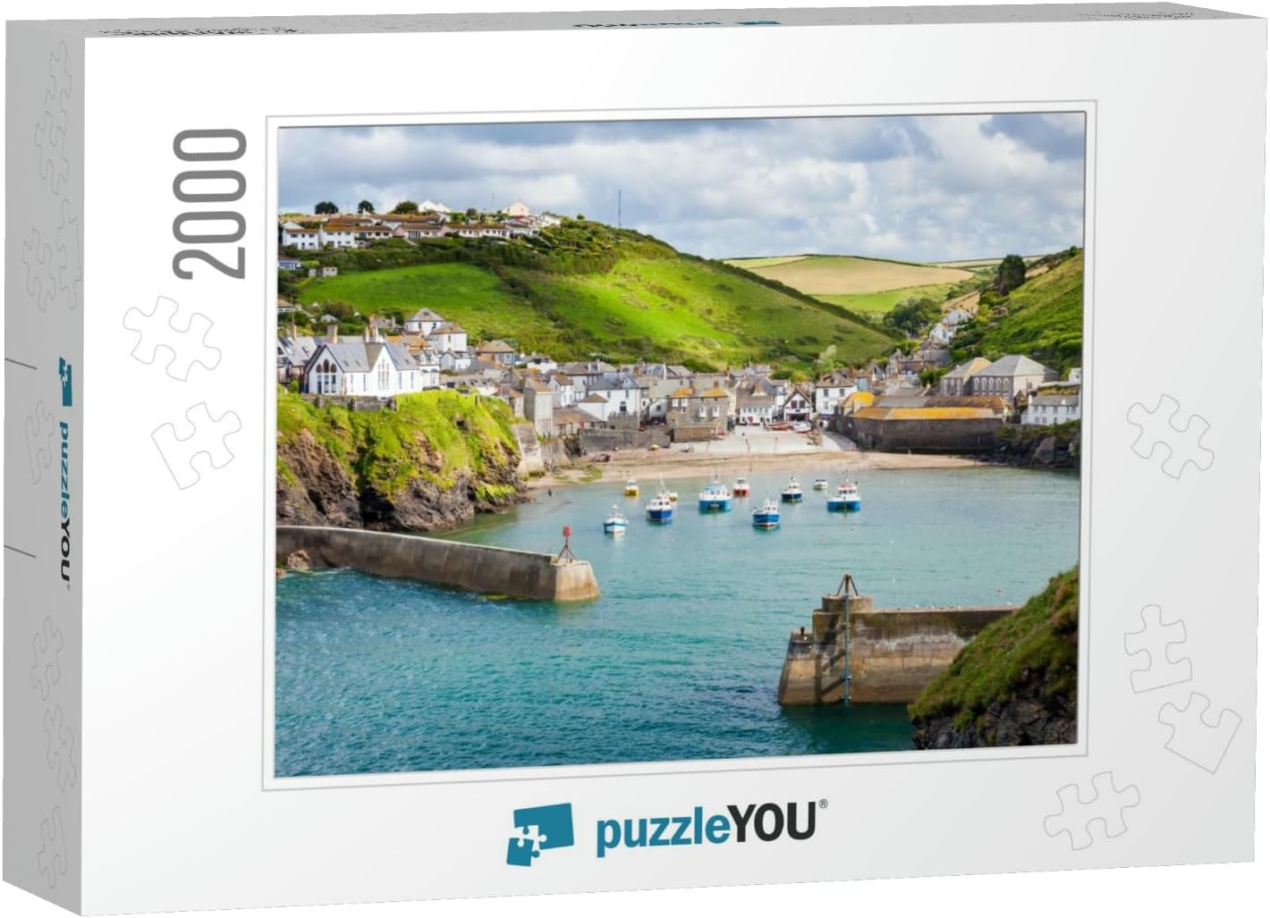 Amazon.com: Fishing Village of Port Isaac, on The North Cornwall Coas ...