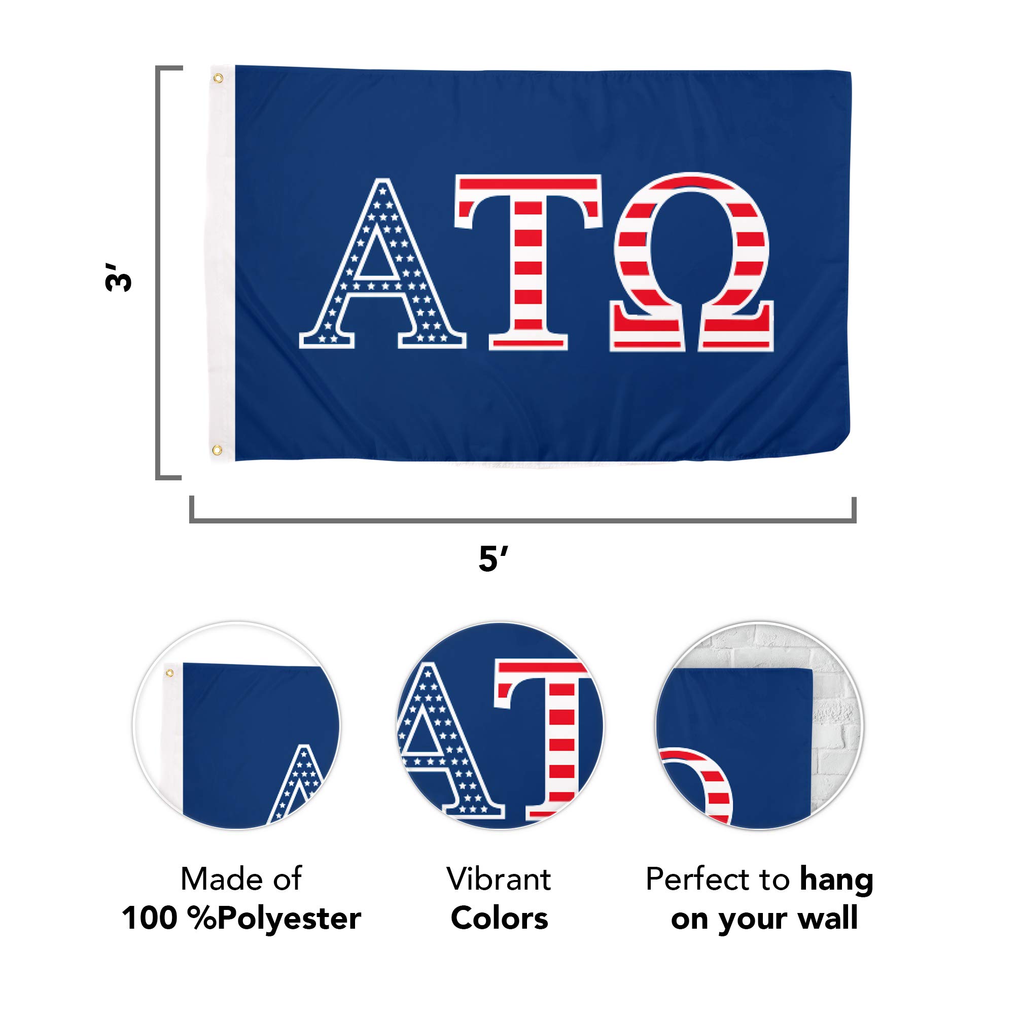 Alpha Tau Omega Flag Flying