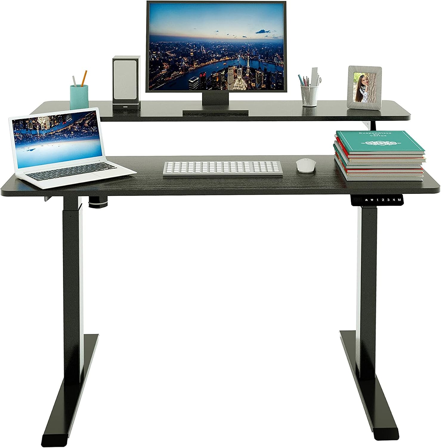 Amazon.com: Joy·Work - Electric Height Adjustable Standing Desk Sit ...