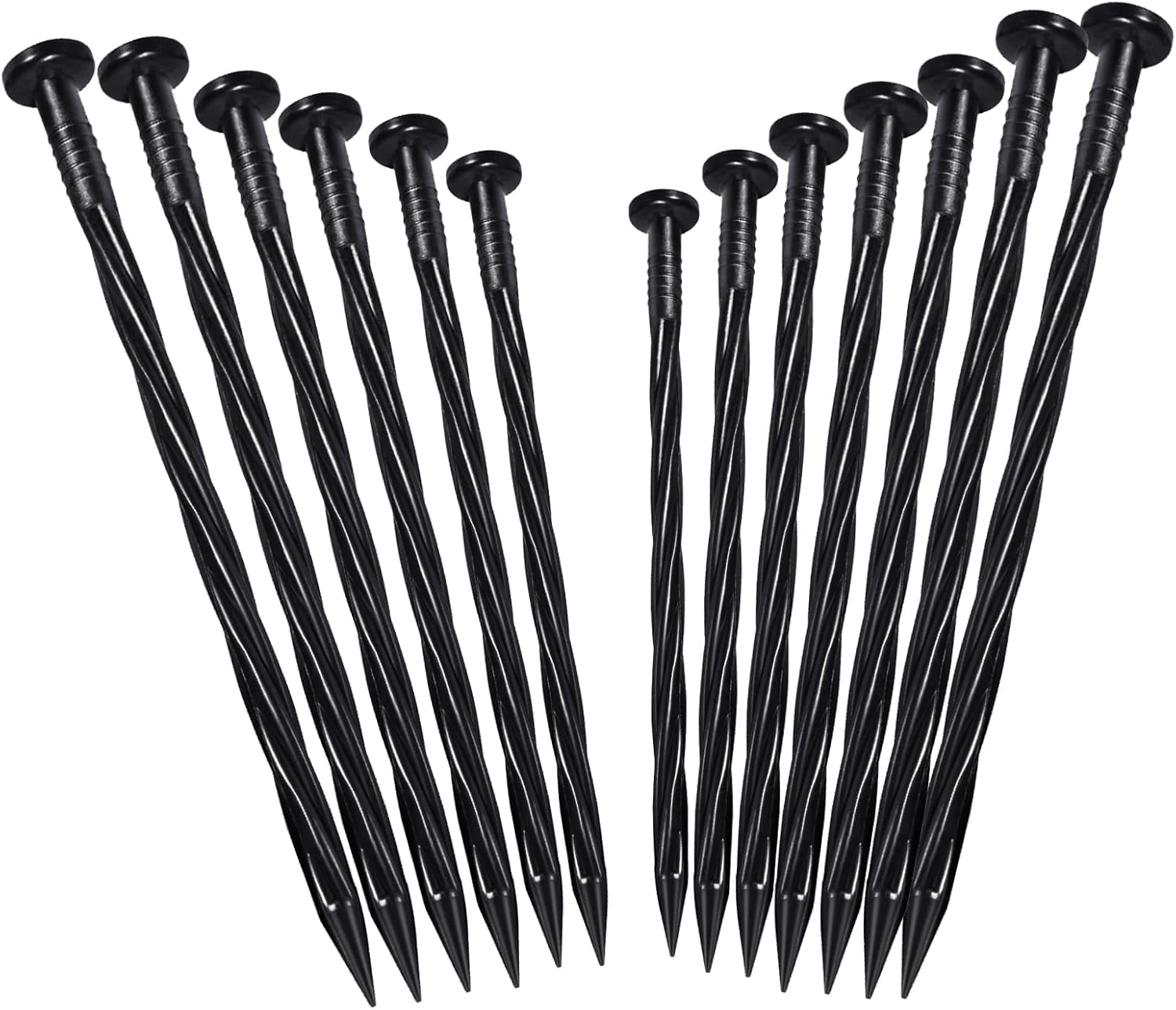 Amazon.com : Darcvds 25PCS 8 Inch Plastic Landscape Anchoring Spikes ...