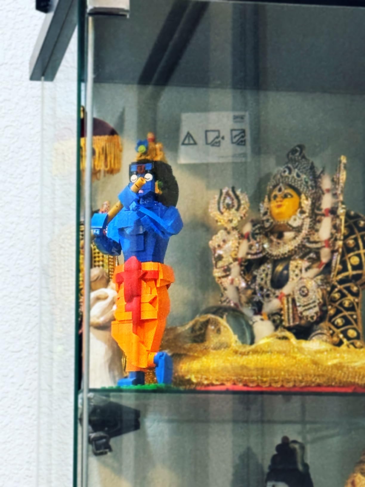 Krishna Idol Building Blocks Kit Indian Deity Model Home Decor Gift ...