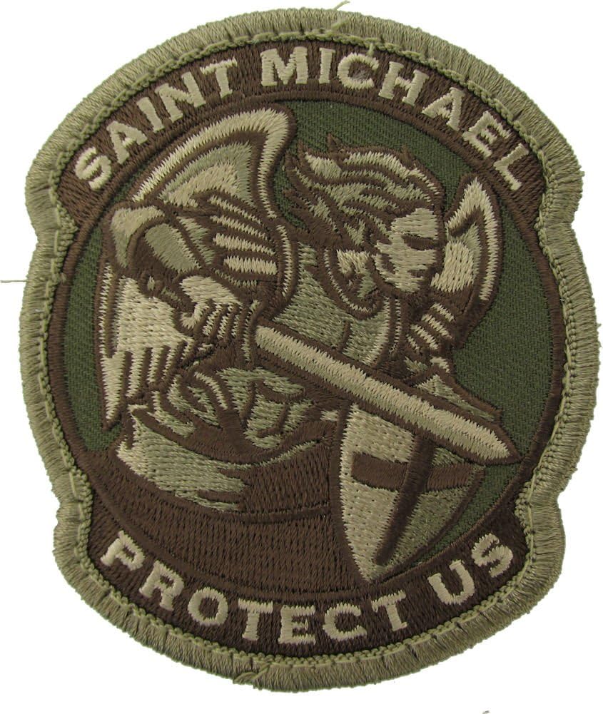 Amazon.com: Saint Michael Modern Morale Patch (Full Color) : Clothing ...