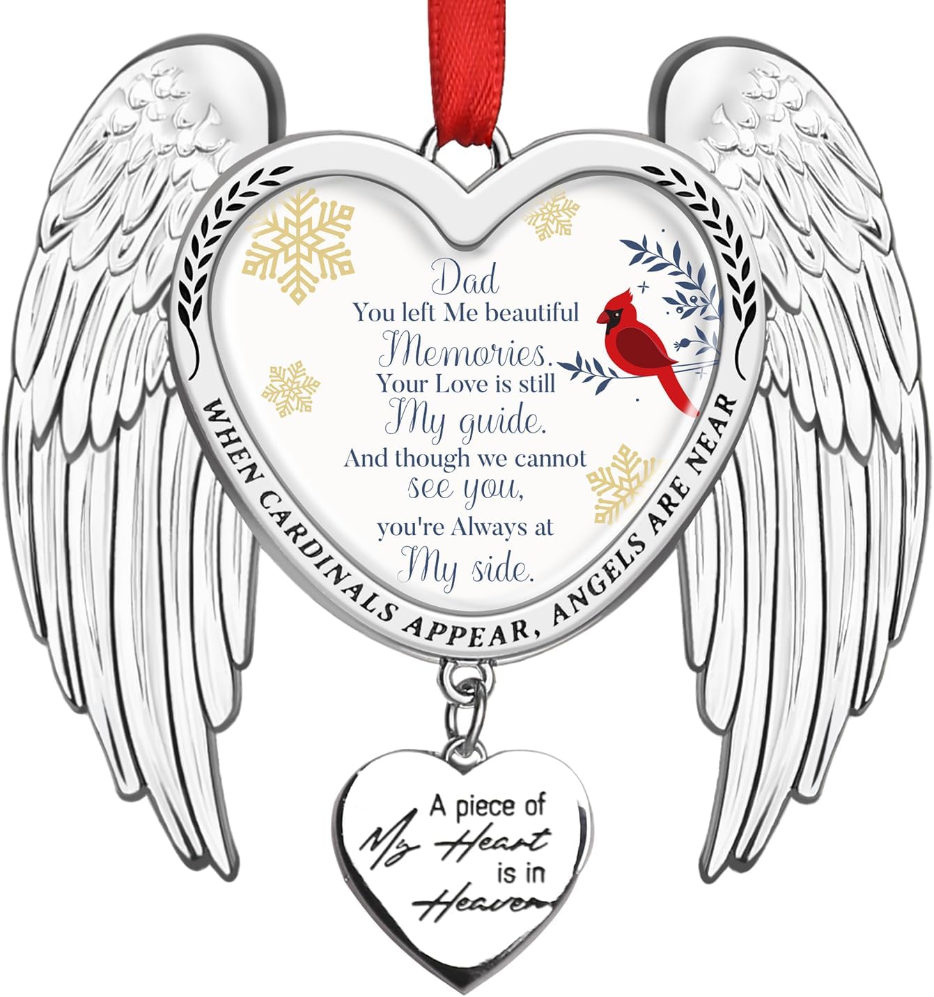 Amazon.com: Hyturle Cardinal Memorial Ornaments Gifts for Loss of Loved ...