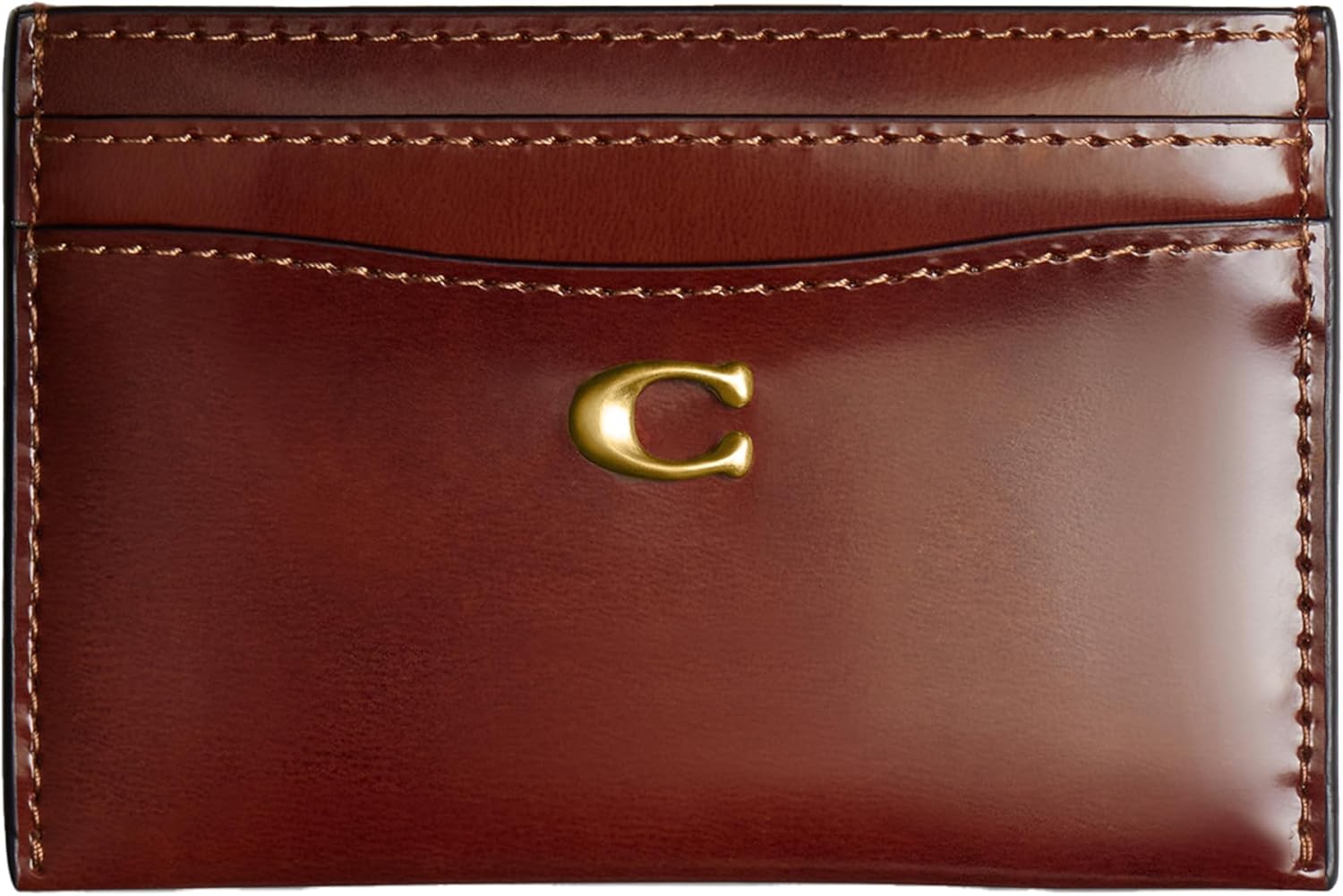 Amazon.com: COACH Women's Essential Card CASE, B4/Dark Neutral ...