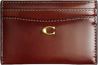 Amazon.com: COACH Women's Essential Card CASE, B4/Dark Neutral ...