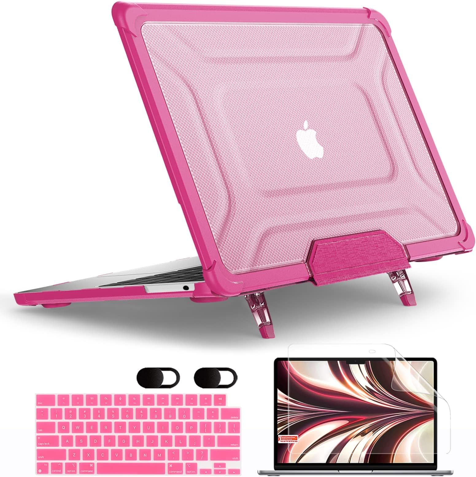Amazon.com: MEEgoodo Case for MacBook Air 13 inch 2021 2020 2019 2018 ...