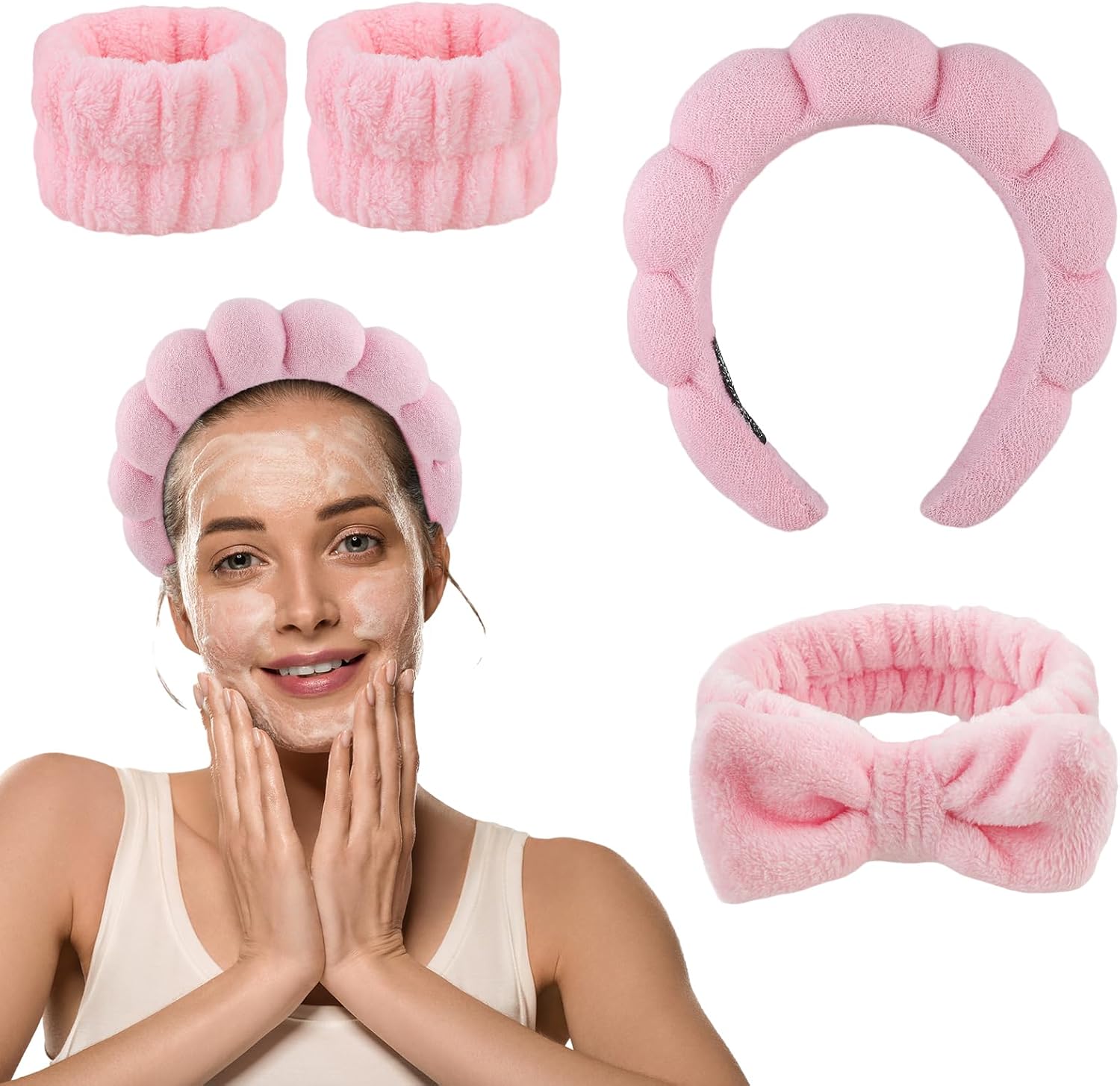 YUXIANLB Spa Headband for Washing Face, Skincare Headbands for Women ...