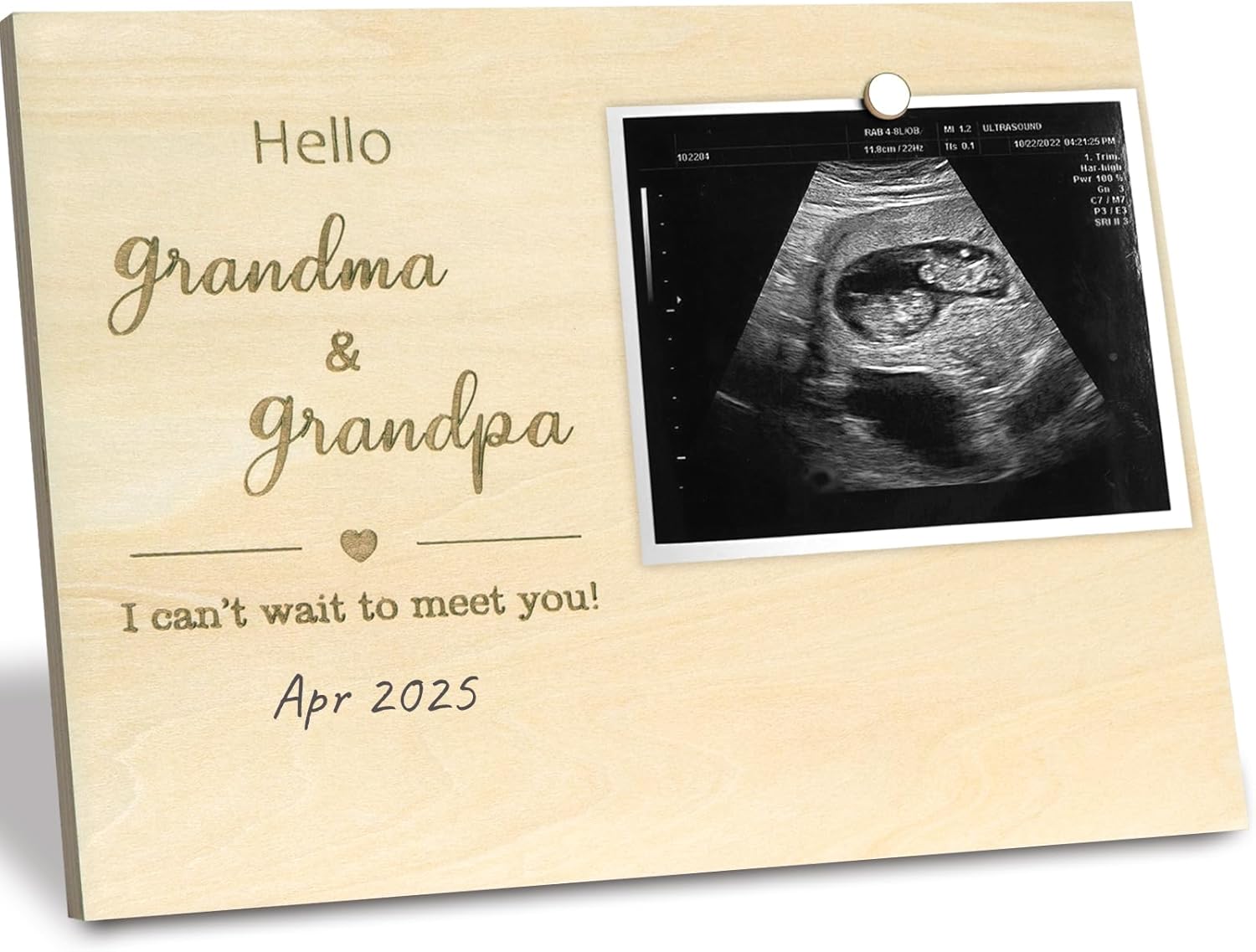Amazon.com: HAMUIERS Pregnancy Announcement for Grandparents ...