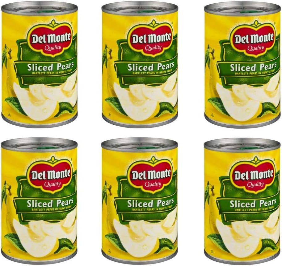 Amazon.com : DEL MONTE Sliced Bartlett Pears in Heavy Syrup, Canned ...
