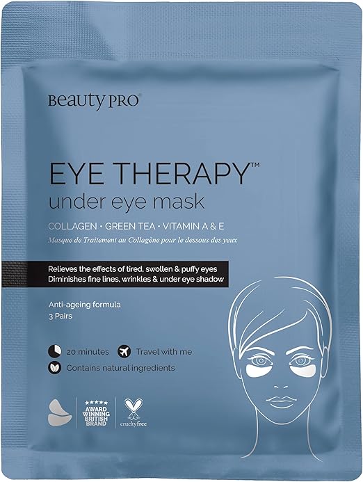 BEAUTYPRO EYE THERAPY Under Eye Gel Patches Natural Green Tea Extract ...