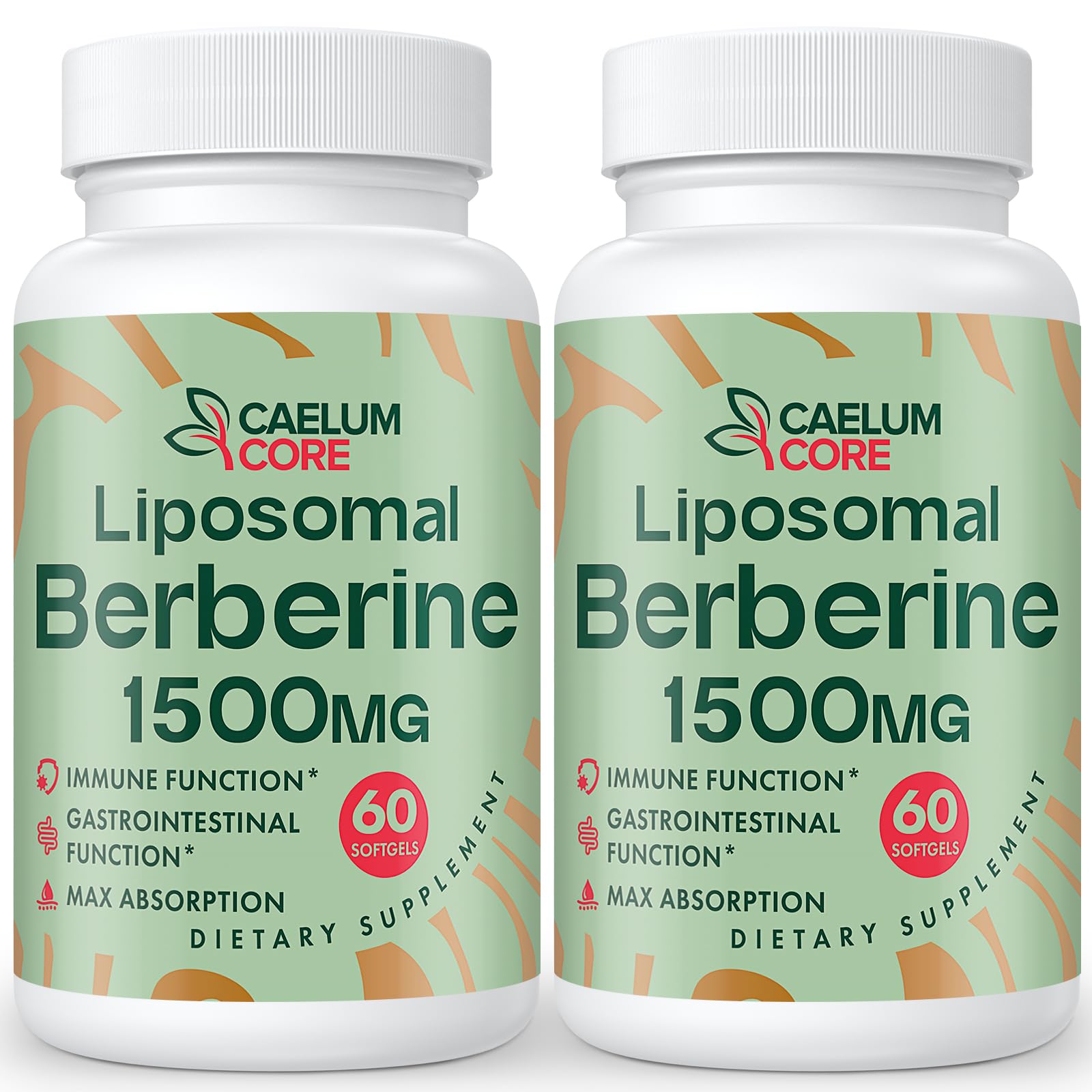 Amazon.com: CaelumCore Liposomal Berberine HCL - Berberine 1500mg ...