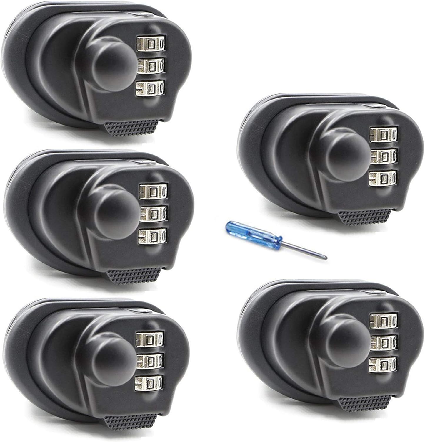 RioRand 3 Digit Combination Gun Lock Fits Pistols Rifles Shotguns 5pcs ...