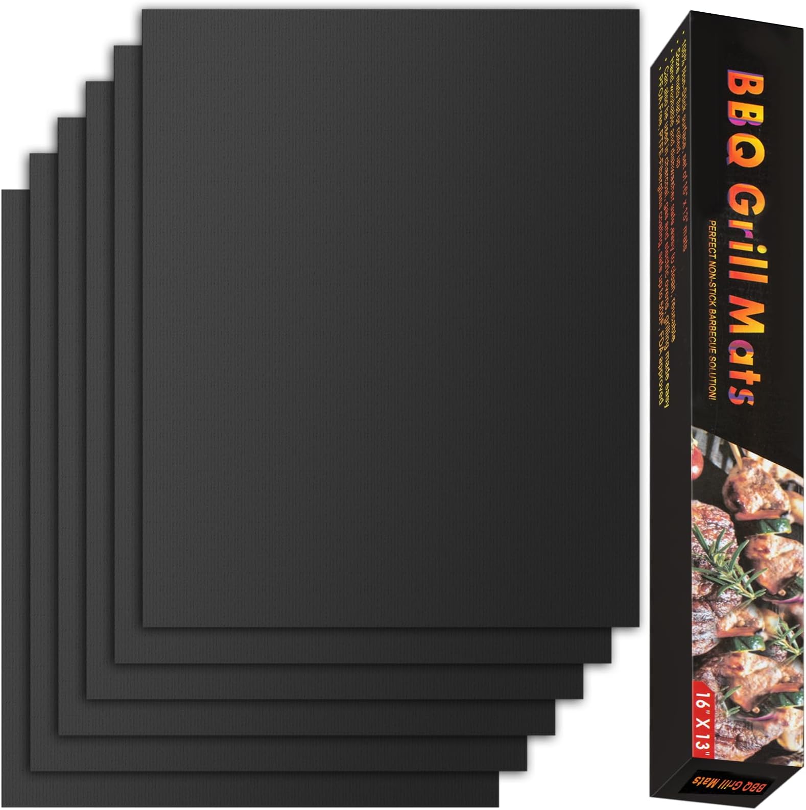 Amazon.com: Copper Grill Mat Set of 3 - Non-Stick BBQ Grill Baking Mats ...
