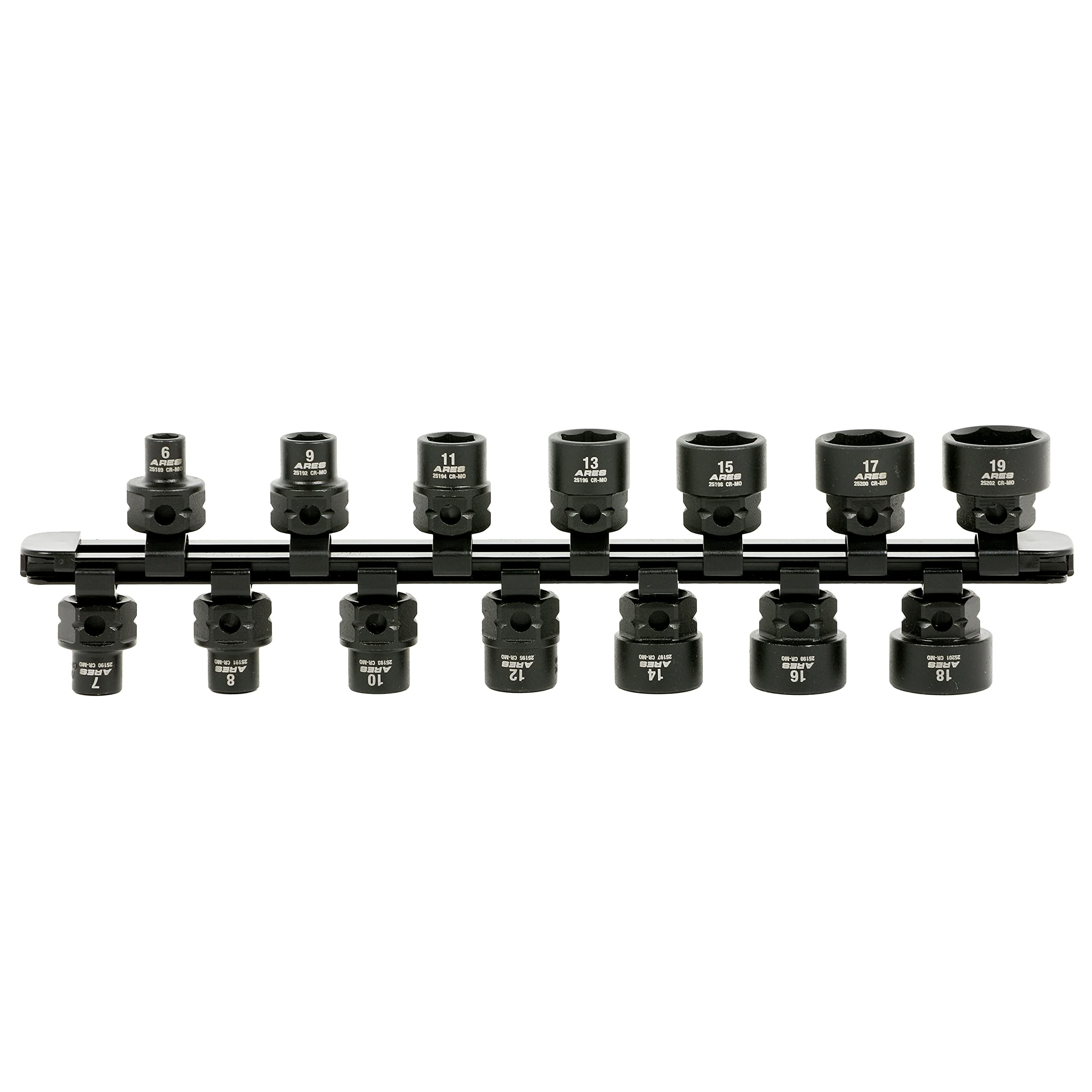ARES 29018 – 14-Piece 3/8-Inch Drive Metric Low Profile Nano Impact ...