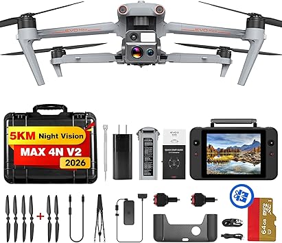 Amazon.com: Autel Robotics EVO MAX 4N V2, Starlight Night-Vision/ Wide ...